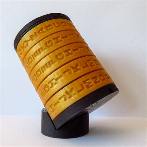 3d Printable Cryptex With Customizable Code By El3d
