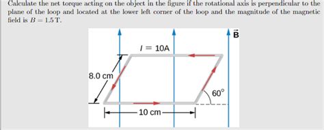 Solved Calculate The Net Torque Acting On The Object In The Chegg