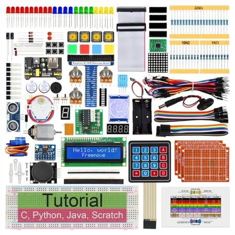 freenove ultimate complete starter kit for raspberry pi 5 400 4b