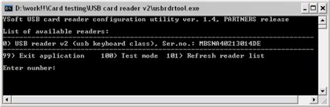 Usb Reader Tool For Reader Configuration