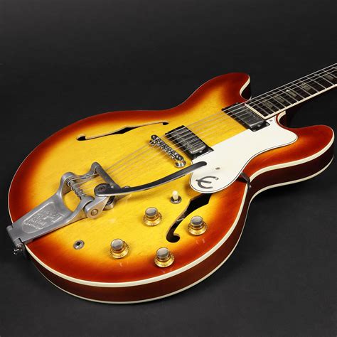 1964 Epiphone Riviera E360td W Bigsby B7 Refinished Maks Guitars