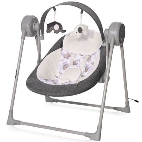 Lorelli Espreguiçadeira Twinkle Grey Rhino Kuantokusta