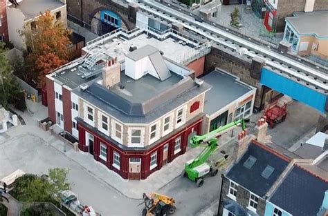 Eastenders New £87m Set Nearly Complete As Queen Vics Fresh Look Is