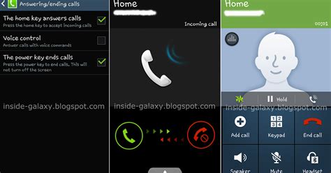 Inside Galaxy Samsung Galaxy S4 How To Answer Reject And End A Call