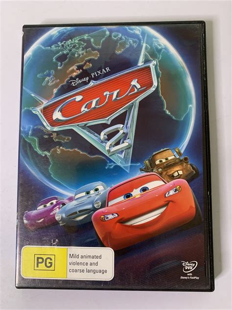 Cars 2 Dvd 2011 Disney Pixar Animation Region 4 Retro Unit