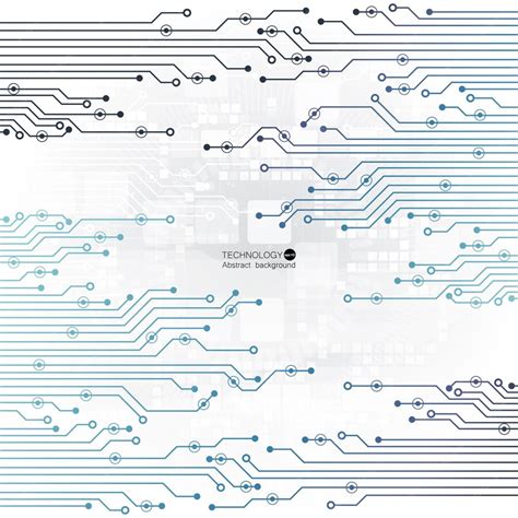 Premium Vector Computer Chipset Circuit Board Technology Abstract Background Vector Illustration
