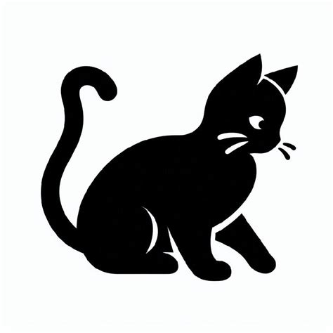 Printable Normal Cat Stencil Free Download And Print For You