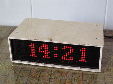 8x32 Led Matrix Clock Showcase Arduino Forum