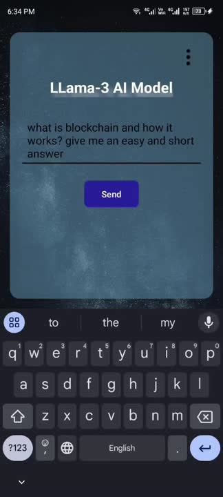 ai machinelearning llama3 flask python mobiledevelopment ngrok