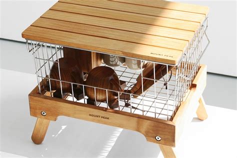 캠핑가구 캠핑 와이어 바스켓 선반 테이블 수납 사이드테이블 오늘의집 쇼핑