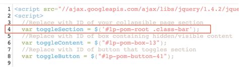 How To Create A Collapsible Page Section Community