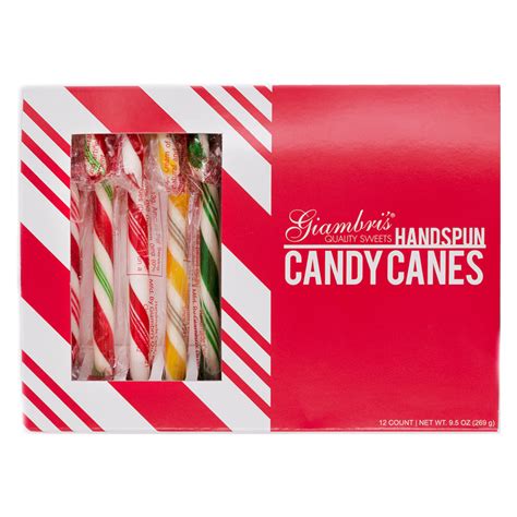 Assorted Candy Canes 1 Doz Giambris Quality Sweets