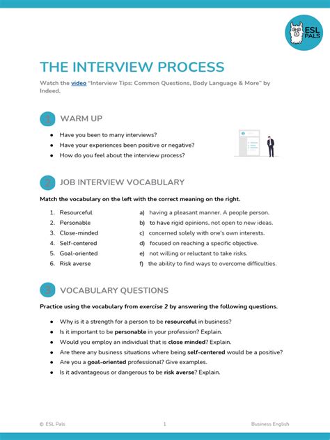 The Interview Process Pdf Job Interview Behavior Modification