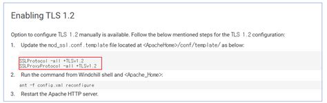 solved how to enable both tls1 2 and tls1 3 in windchill ptc