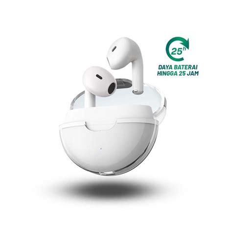 HEADSET BLUETOOTH ROBOT FLYBUDS T20 WHITE MDP IT And Electronic Superstore