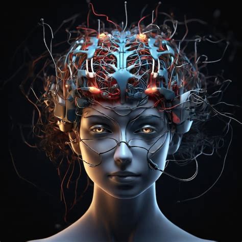 Premium Ai Image A Human Body And Head With Neurological Wonderland Of Interconnected Wires