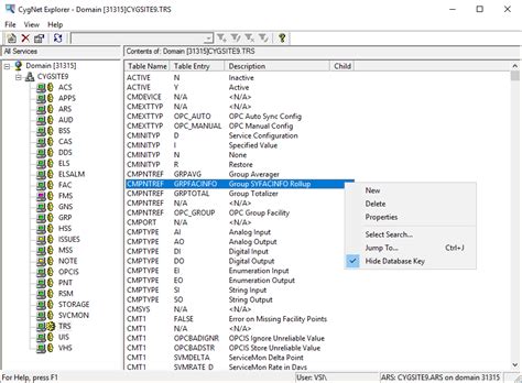 Table Reference Service