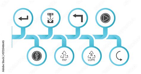 Editable Filled Icons With Infographic Template Infographic For User Interface Concept