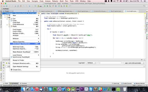 Generating Uml Diagram In Android Studio Stack Overflow