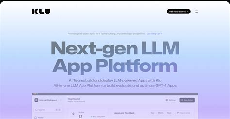 klu and 22 other ai tools for search engine