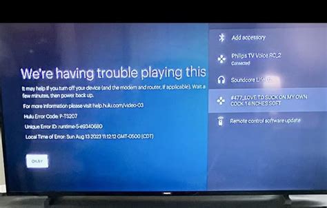 Phillips 4k Tv Bluetooth Pairing Request Spam Please Help Rphilips