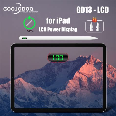 Goojodoq 2023 GD13 LCD Stylus Pen For Ipad Pencil 1st 2nd 10th 9th 8th 7th Gen Air 4 5 Pro 11