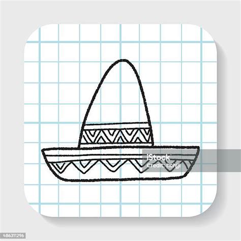 멕시코 모자 낙서 그리기에 대한 스톡 벡터 아트 및 기타 이미지 그리기 낙서 드로잉 낙서 패턴 Istock