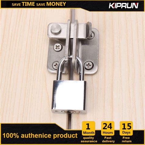 Kiprun Stainless Steel Safety Door Lock Protection Door Latch Lock