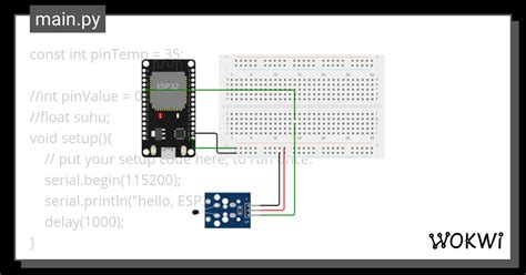 Tempsensor Wokwi Esp32 Stm32 Arduino Simulator