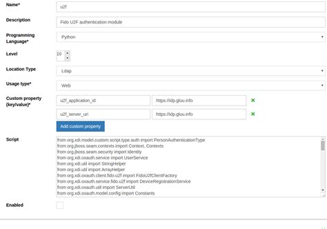 Fido U2f Gluu Server 311 Docs