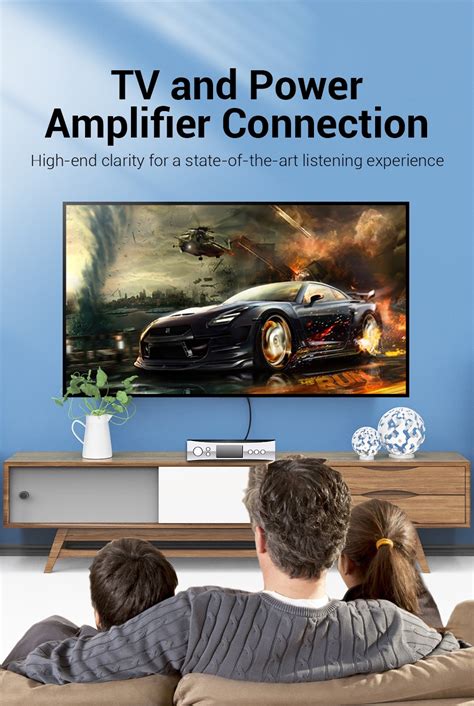 Vention Rca Cable 2rca To 2rca Stereo Gold Plated Rca Audio Cable For