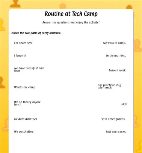 Flyers Test 3 Reading And Writing Interactive Worksheet Topworksheets