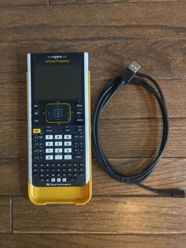 Texas Instruments Ti Nspire Cx I Graphing Calculator W Cover And Charging Cable Ebay