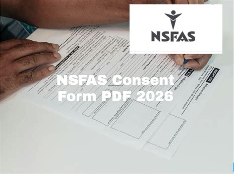 Nsfas Consent Form Pdf 2026 Za
