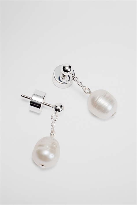 Silver Mia Mini Pearl Drop Work Country Road