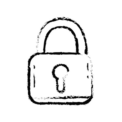 Figure Padlock Security Protection Object To Privacy Information 659101 Vector Art At Vecteezy