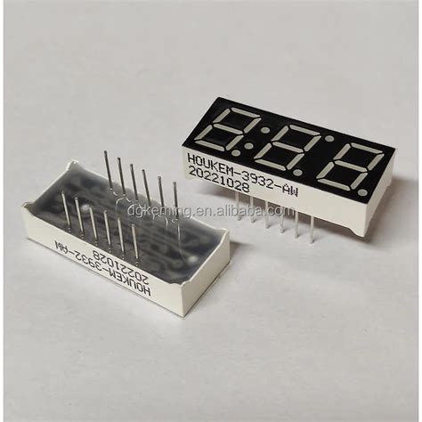 Three Digit Kem 3931 Bsr 0 39 Inch 7 Segment Led Display 3 Digit 7 Segment Clock Led Display