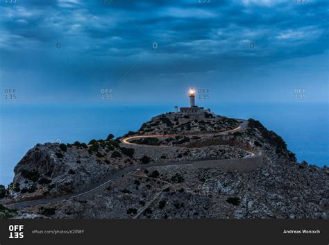 Cap De Formentor Lighthouse On The Spanish Island Of Majorca Stock