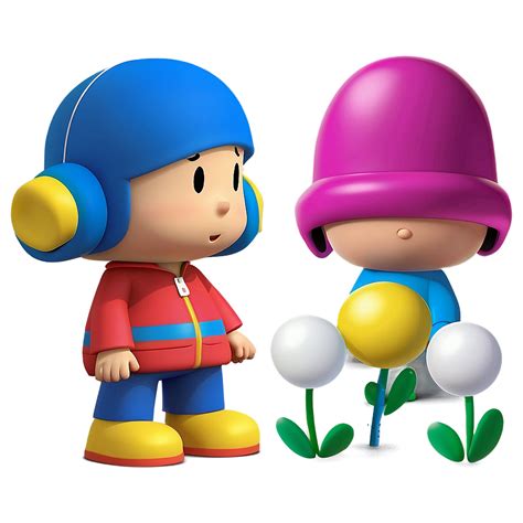 Download Pocoyo In The Garden Png 53
