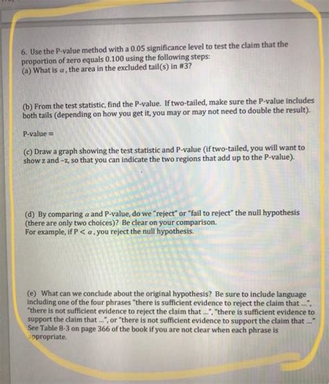 Solved Use The P Value Method With A Significance Chegg