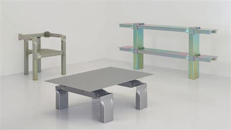 Mono Material Metal Furniture Takes Centre Stage At Milan Design Week