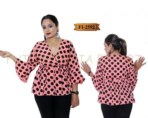 Polyester Bubble Top At ₹ 240piece In Pushkar Id 2854730274391