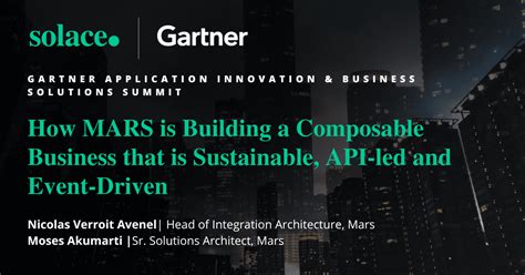 Gartner Application Innovation And Business Solutions Summit Solace
