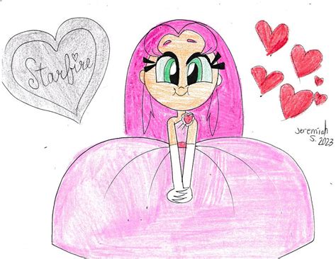 Starfire Pink Poofy Dress By Toonguy971st On Deviantart