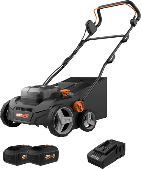 Worx Nitro 40v Cordless 14 Lawn Dethatcher W Brushless Motor 2 In 1 Dethatcher