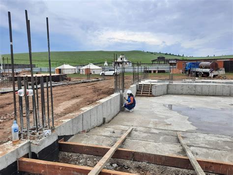 хэнтий аймгийн газрын харилцаа барилга хот байгуулалтын газар Батширээт суманд баригдаж буй