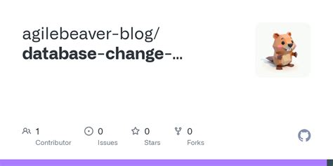 GitHub Agilebeaver Blog Database Change Management Liquibase