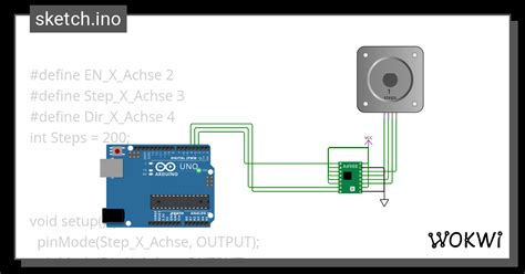 A4988stepper Wokwi Esp32 Stm32 Arduino Simulator