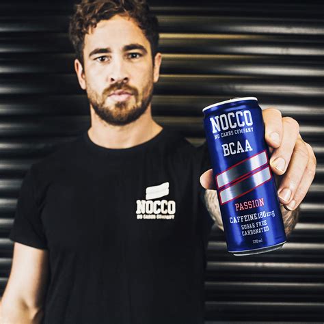 Nocco Bcaa Passion 24 X 330ml Zero Sugar Functional Energy Drink No Carbs Company
