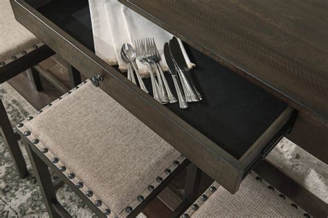 Rokane Four Piece Pub Dining Set Best Deal Home Furniture